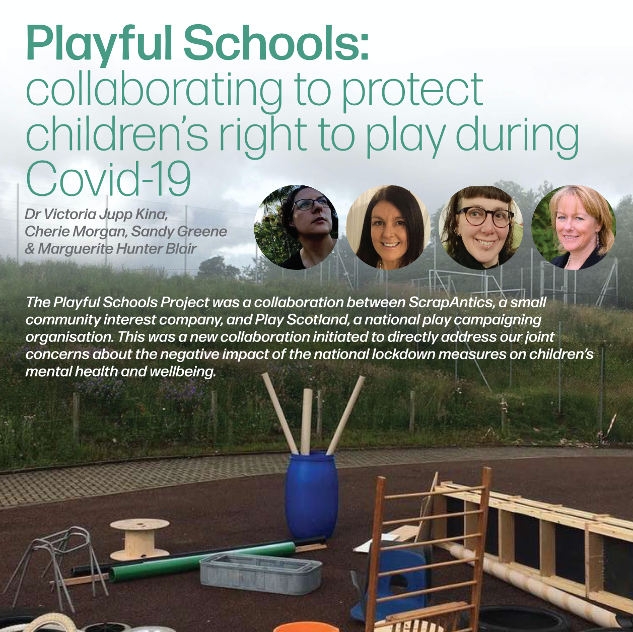 Playful Schools Practice Insights article - Play Scotland